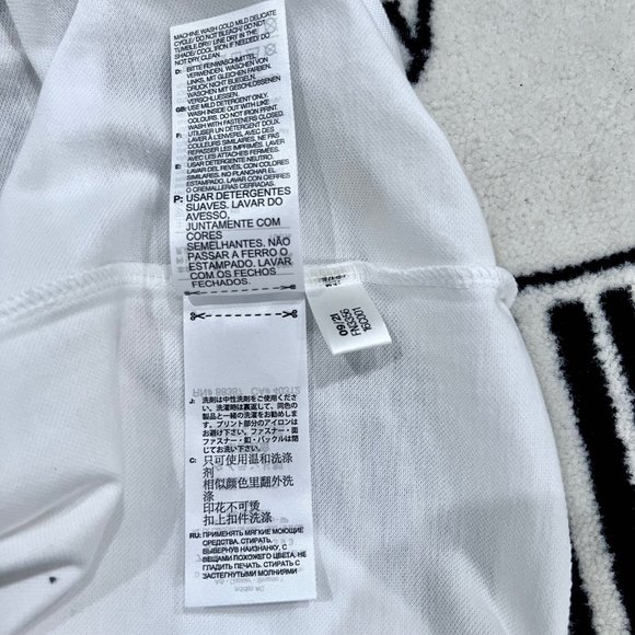 Y-3 | Shirts | Y3 Yohji Yamamoto Rubberized Embossed Logo White Polo Shirt | Poshmark